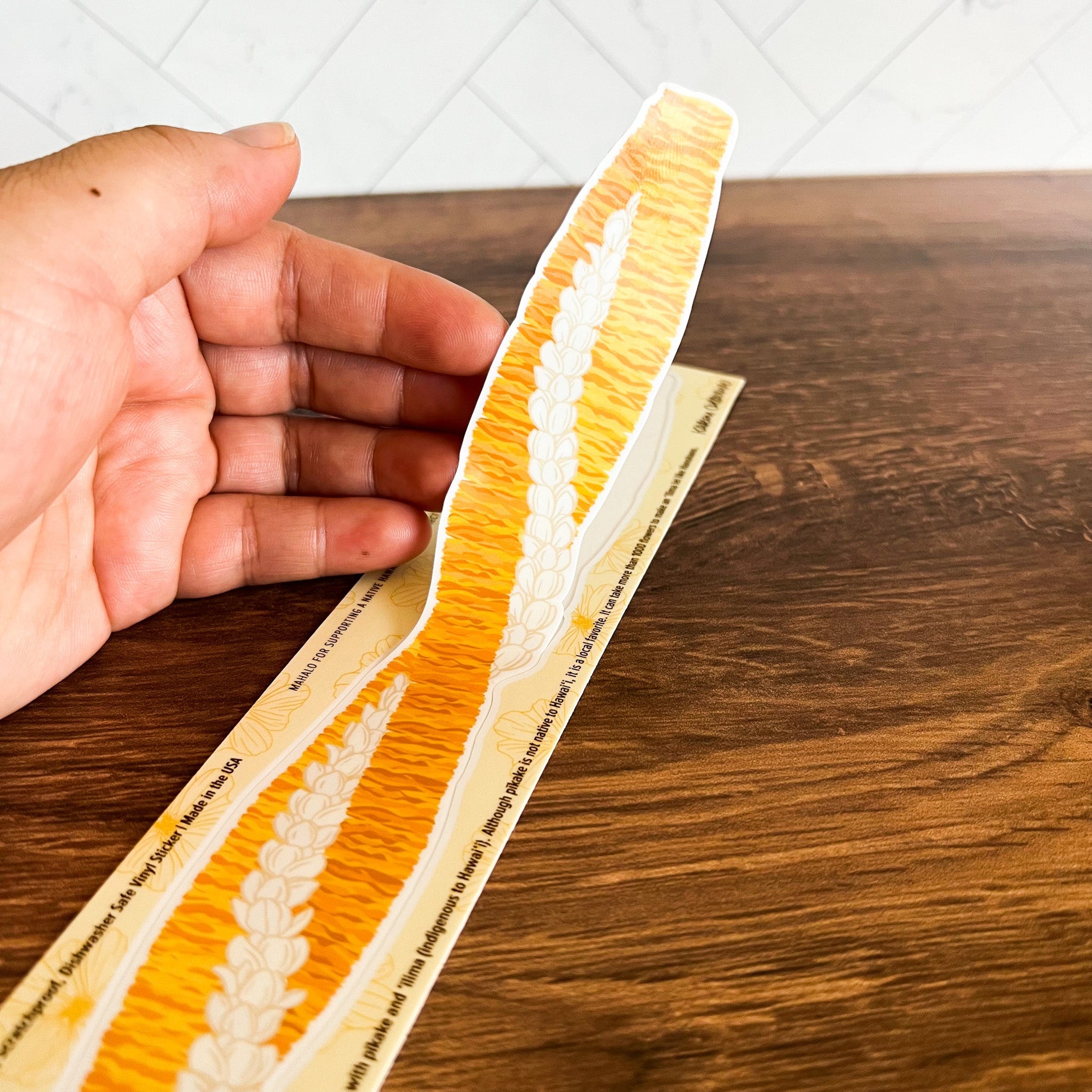 Lei Wrap Vinyl Sticker — Kakou Collective