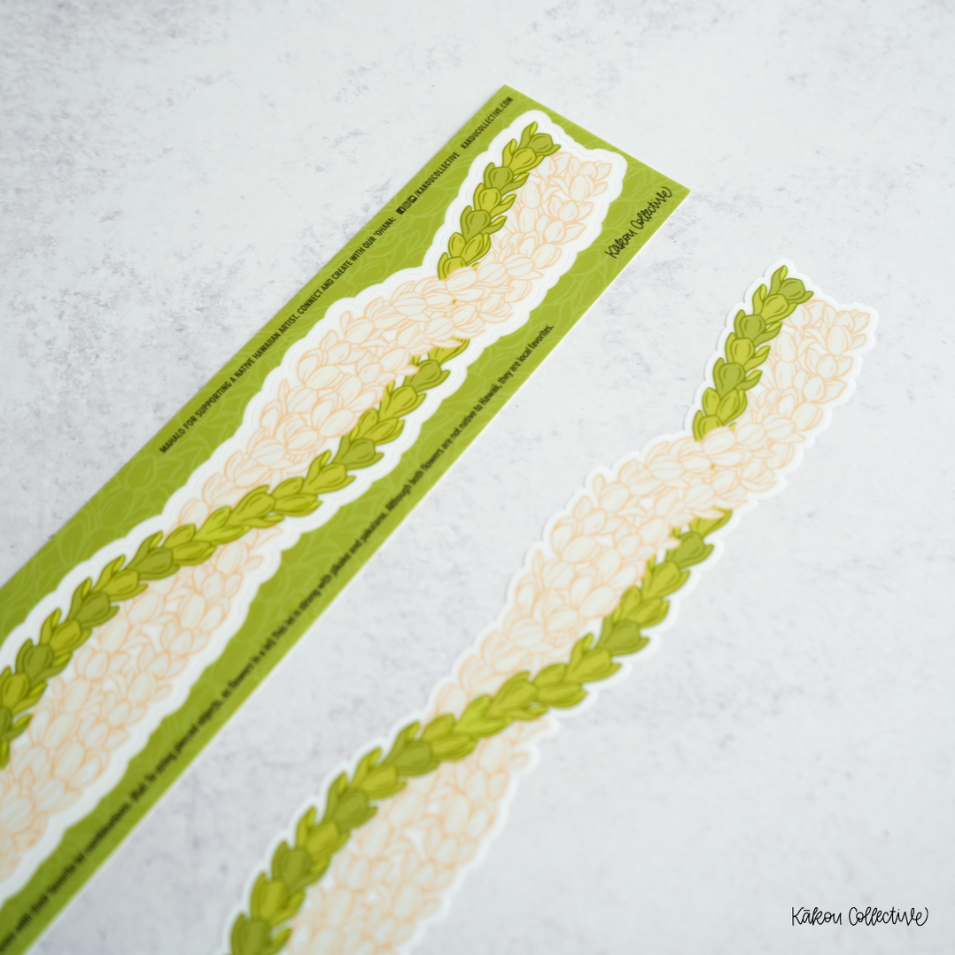 Lei Wrap Vinyl Sticker — Kakou Collective