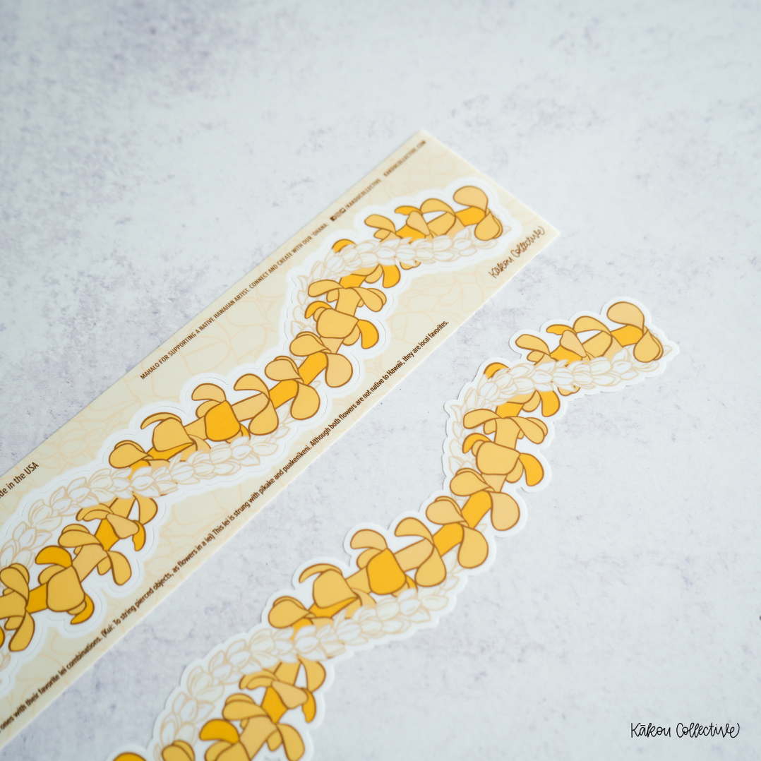 Lei Wrap Vinyl Sticker — Kakou Collective