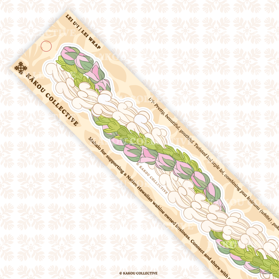 Lei Wrap Vinyl Sticker – Kakou Collective