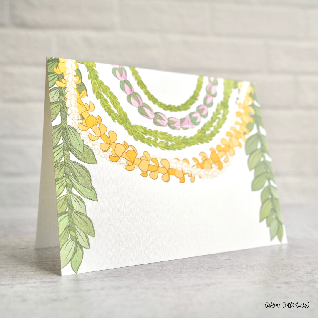 Stacked Lei Greeting Card – Kakou Collective